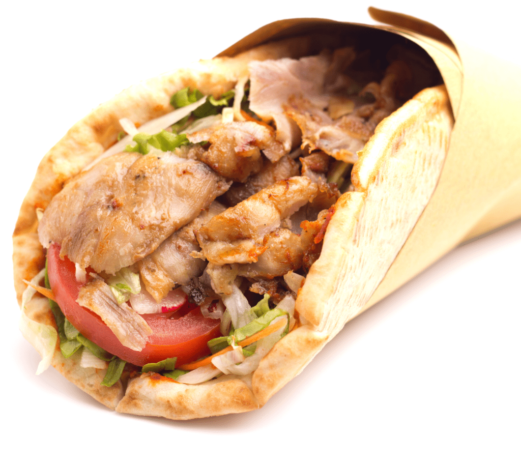Kebab de pollo loncheado 350 g. - Congelados Ecofrío